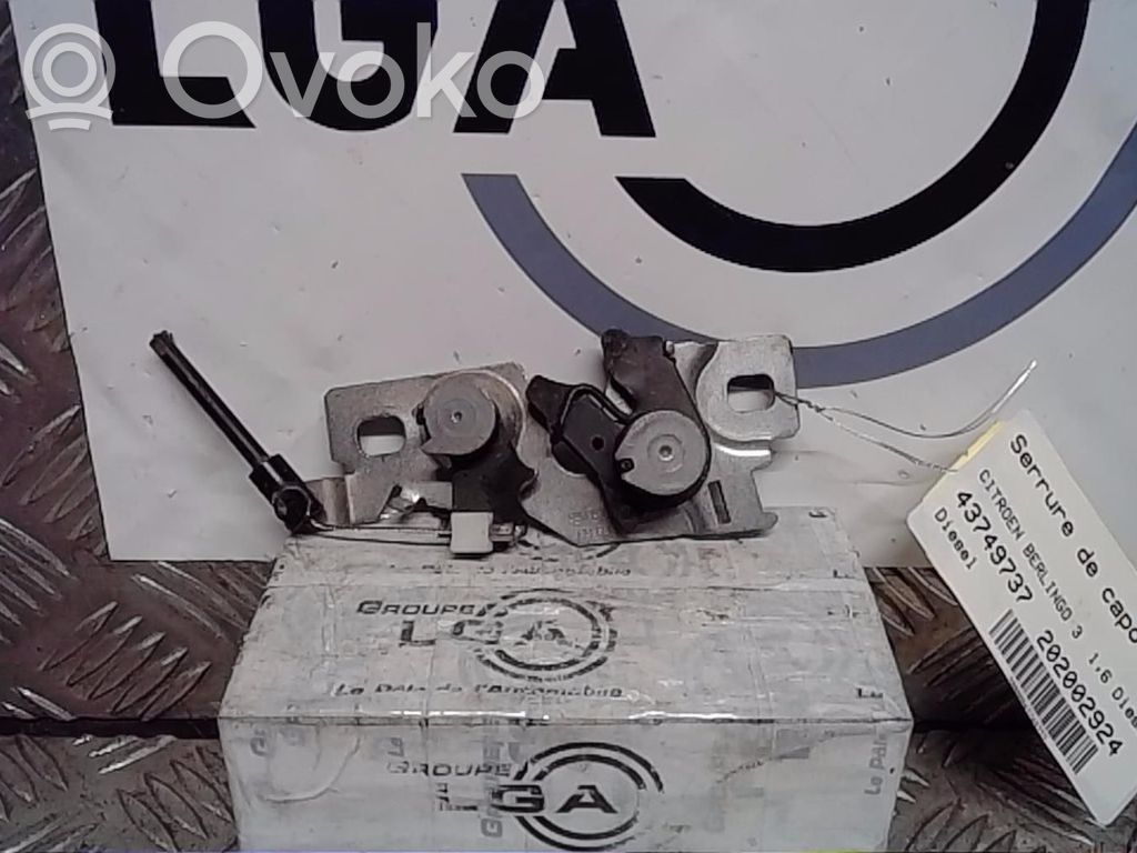 9808870280 Citroen Berlingo Serrure de capot, 25,50 € | OVOKO