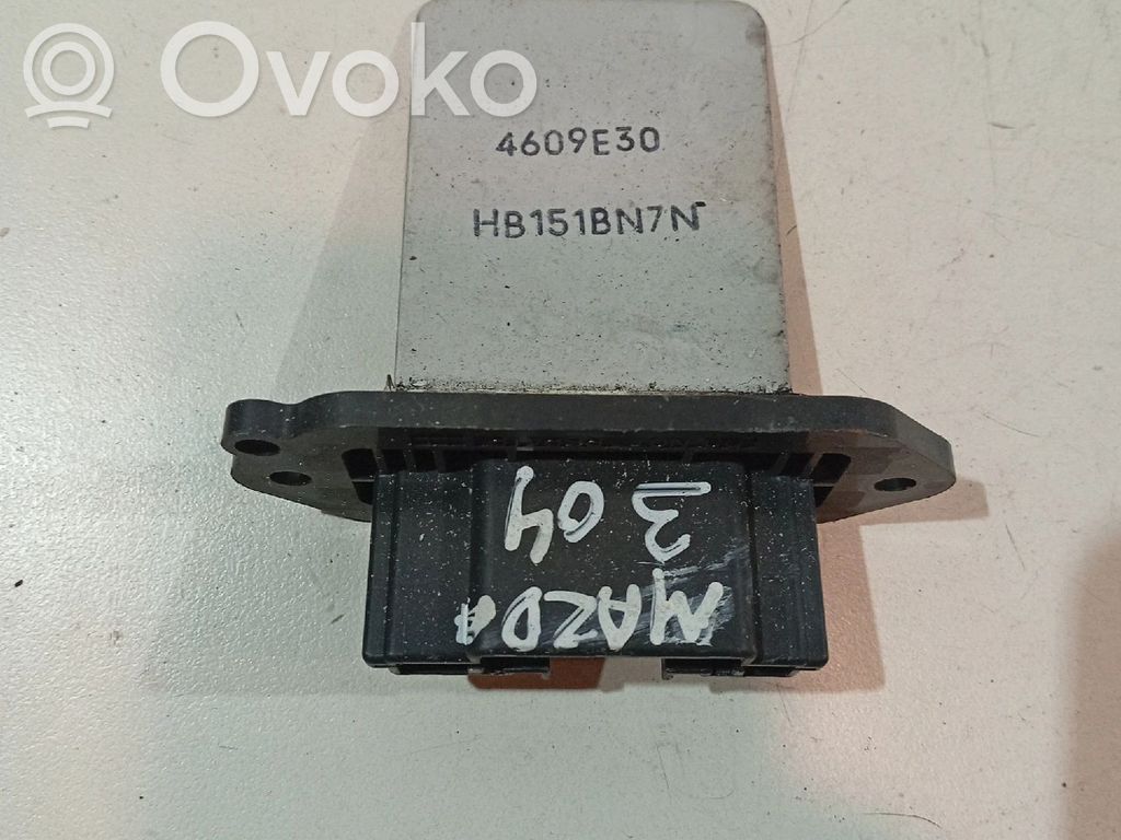 HB151BN7N Mazda 3 I Relais de commande ventilateur chauffage, 20,30 ...