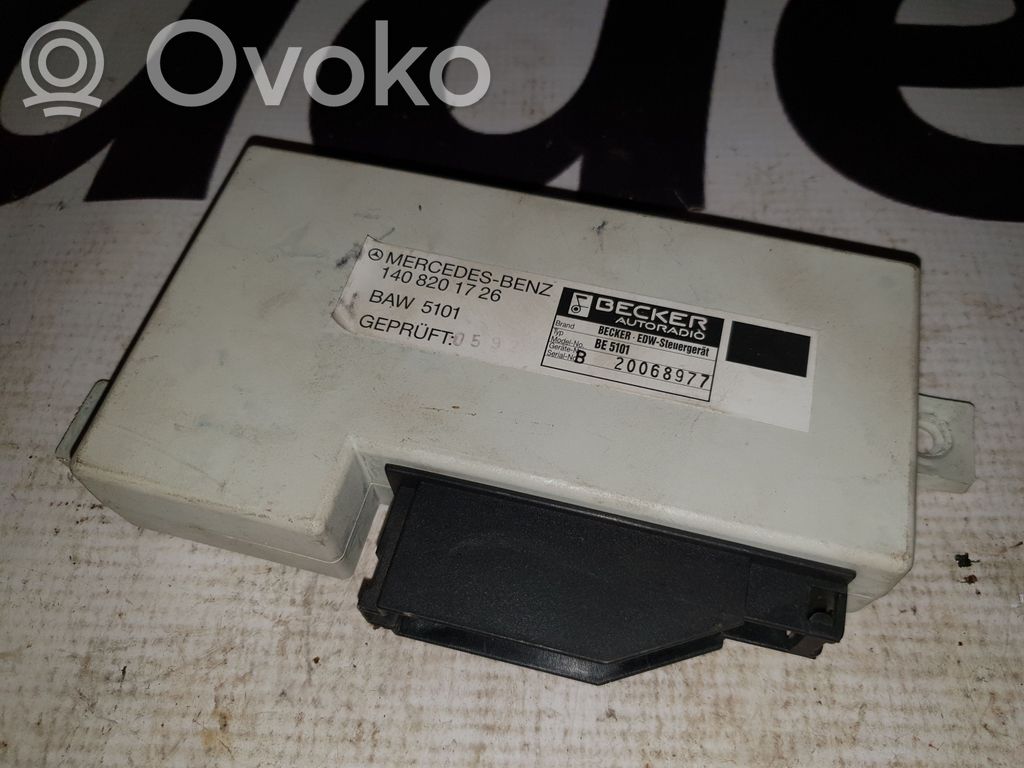 A1408201726 Mercedes-Benz SL AMG R129 Boîtier module alarme, 79,86 ...