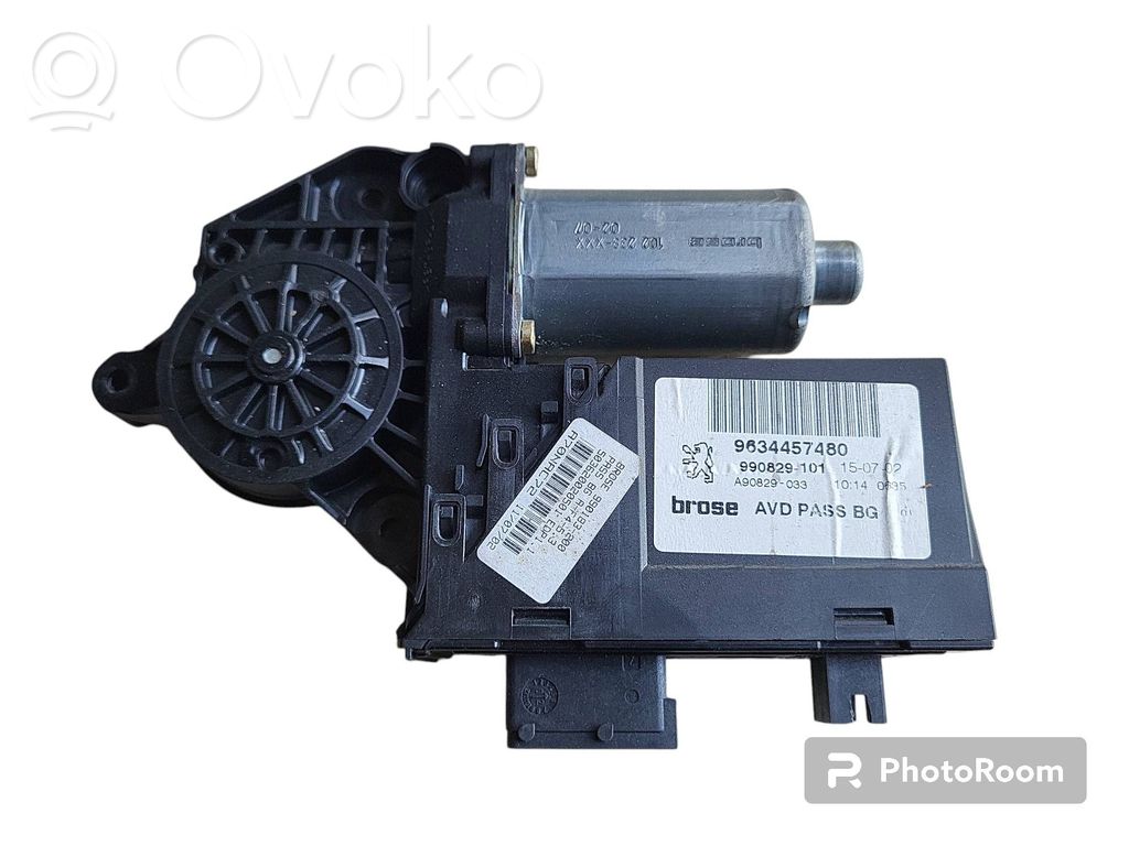 9634457480 Peugeot 307 Front window lifting mechanism without motor, € ...
