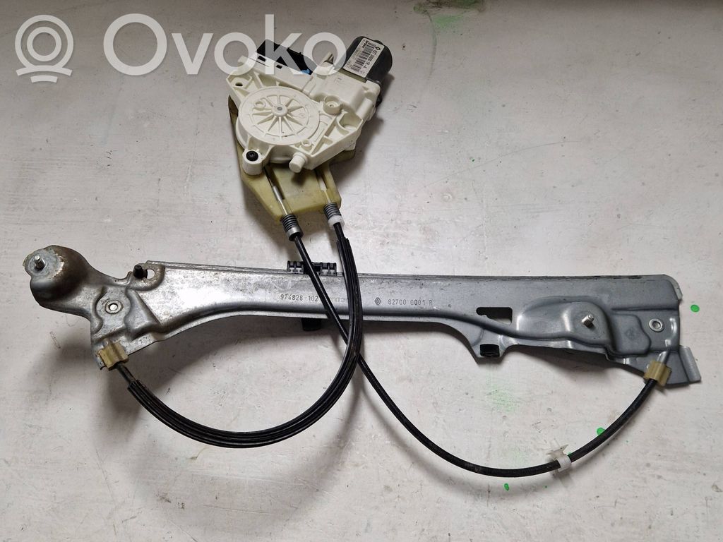 827000001R Renault Laguna III Rear door manual window regulator, €42.35 ...
