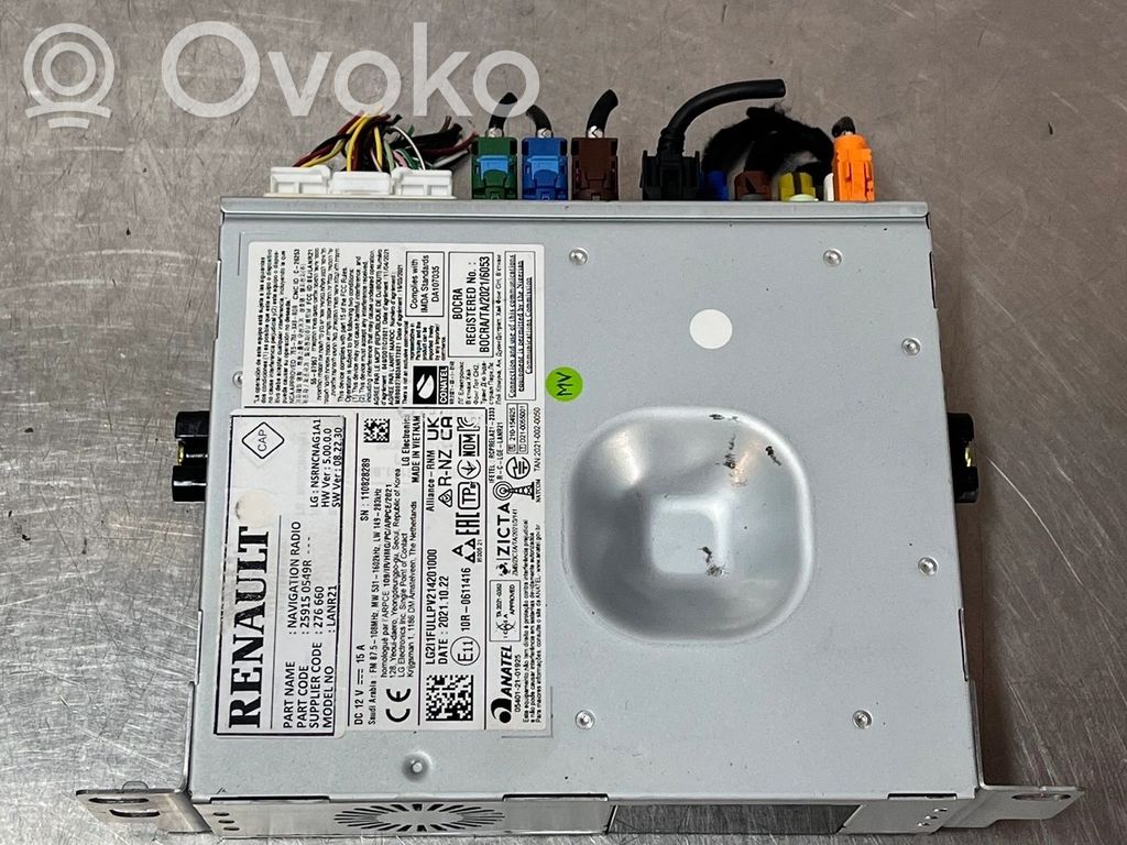 259150549R Renault Austral Unité principale radio / CD / DVD / GPS, 532 ...