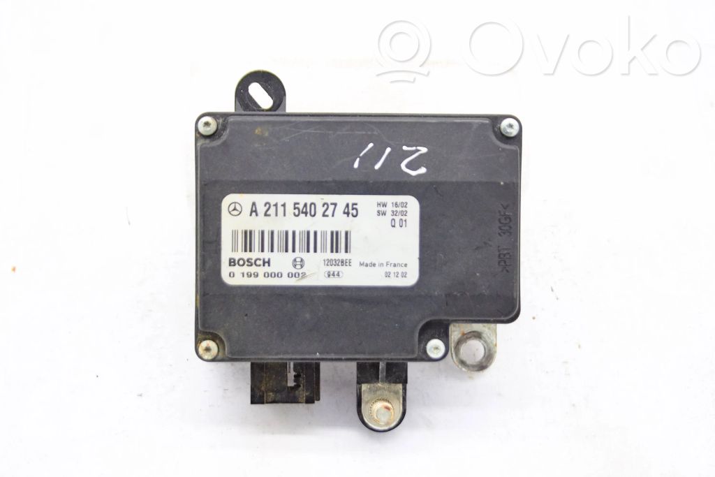 a2115402745 Mercedes-Benz E W211 Battery control module, €120.00 | RRR