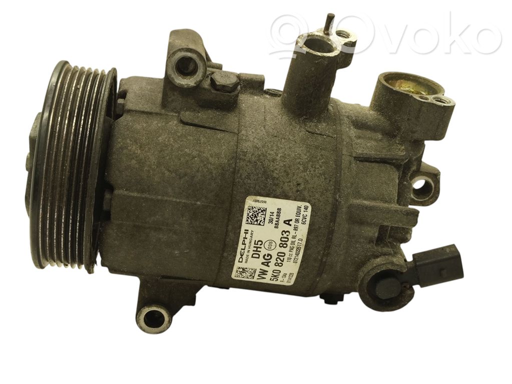 5K0820803A Skoda Superb B6 (3T) Ilmastointilaitteen kompressorin pumppu ...