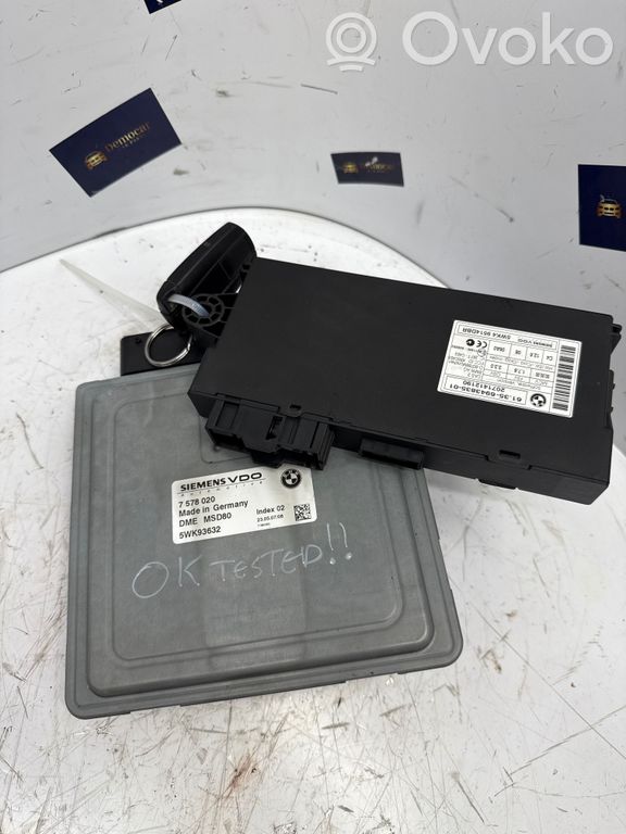 7578020 BMW 5 E60 E61 Engine ECU kit and lock set, €369.00 | RRR