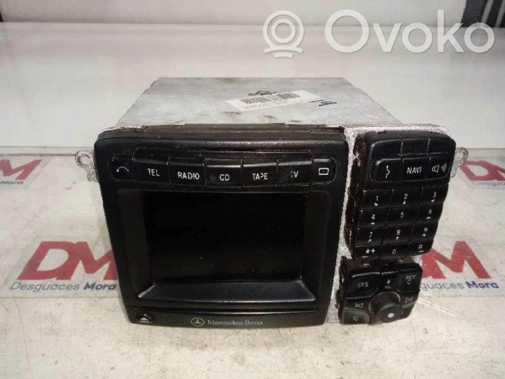 A2208207126 Mercedes-Benz S W220 Unité principale radio / CD / DVD ...