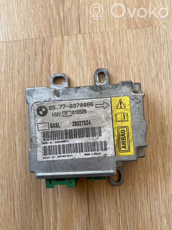 6970886 BMW 7 E65 E66 Module de contrôle airbag, 15,00 € | OVOKO