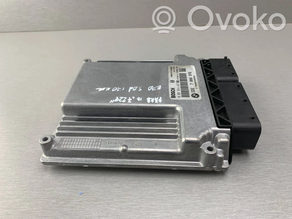 7806976 BMW X5 E70 Engine ECU kit and lock set, €250.00 | RRR
