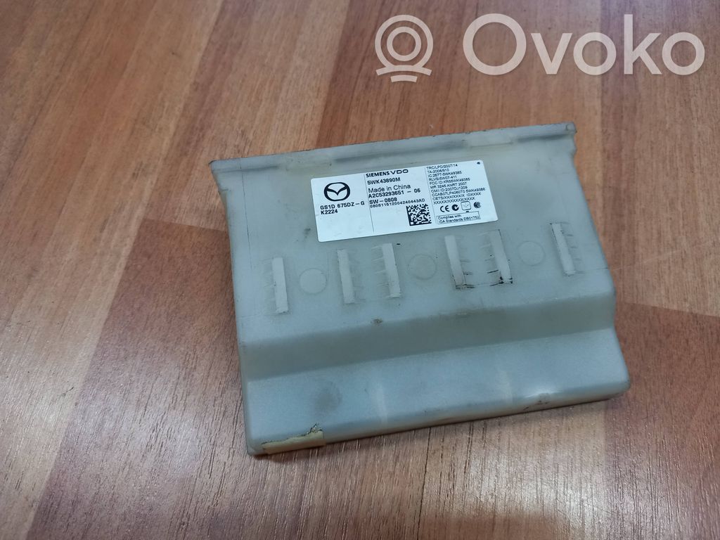 GS1D675DZG Mazda 6 Module de contrôle sans clé Go, 78,00 € | OVOKO