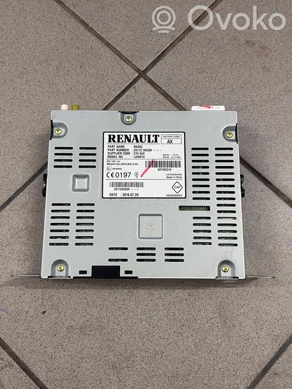 281159453R Renault Megane IV Radio/CD/DVD/GPS head unit, €105.65 | RRR