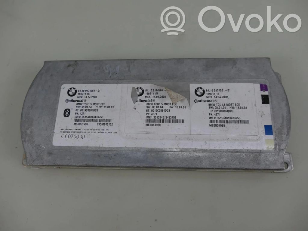 9174261 BMW 3 E90 E91 Module unité de contrôle Bluetooth, 17,08 € | OVOKO