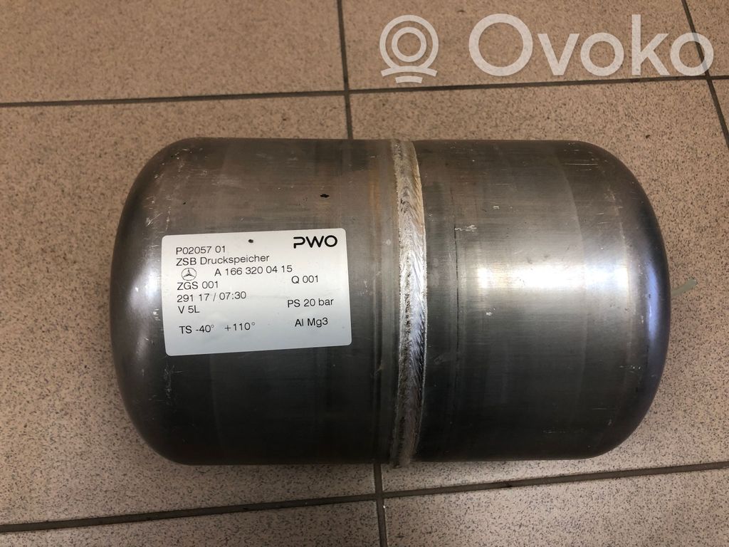 A1663200415 Mercedes-Benz GLE (W166 - C292) Air suspension tank ...