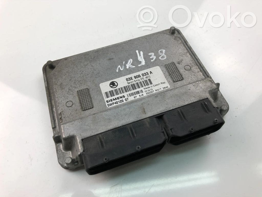 03E906033A Skoda Fabia Mk1 (6Y) Engine control unit/module ECU, €22.00 | RRR