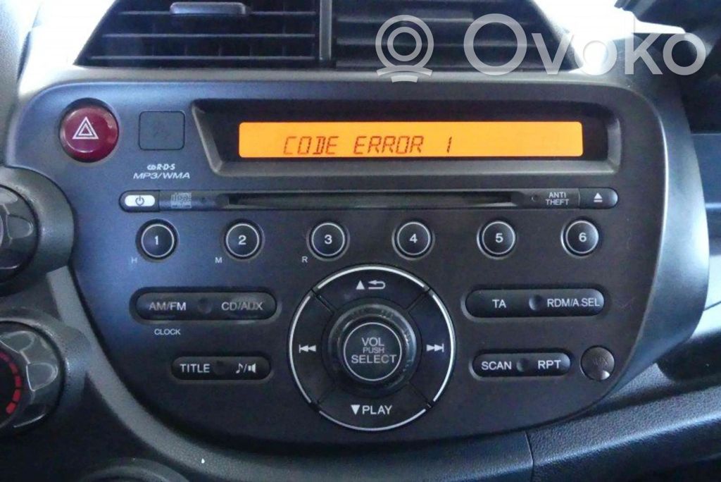 39101-TH5-G600-XA Honda Jazz Unité principale radio / CD / DVD / GPS ...