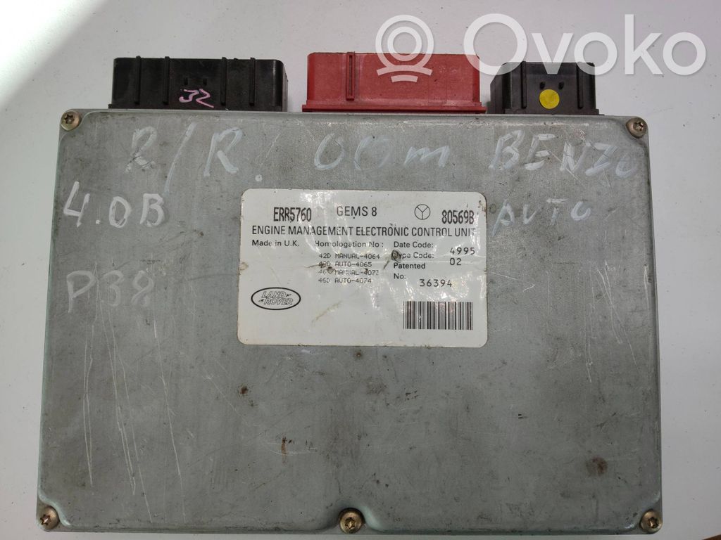 ERR5760 Land Rover Range Rover P38A Engine control unit/module, €170.00 ...