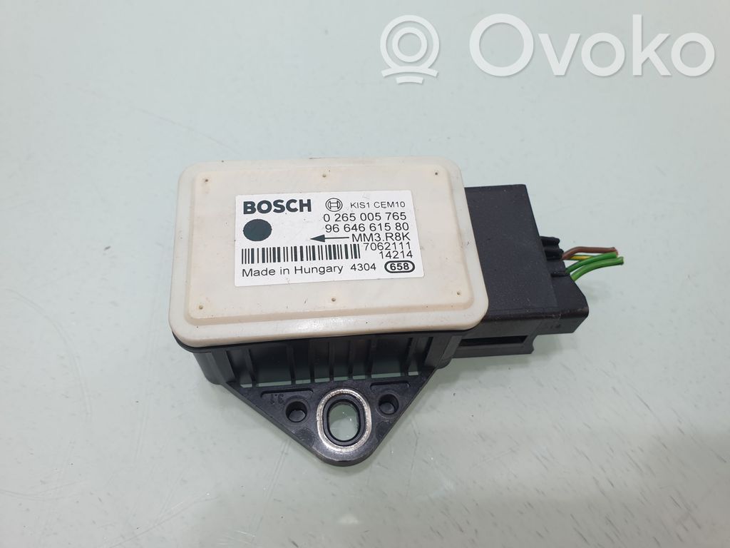 9664661580 Peugeot 508 Capteur de vitesse de lacet d'accélération ESP ...