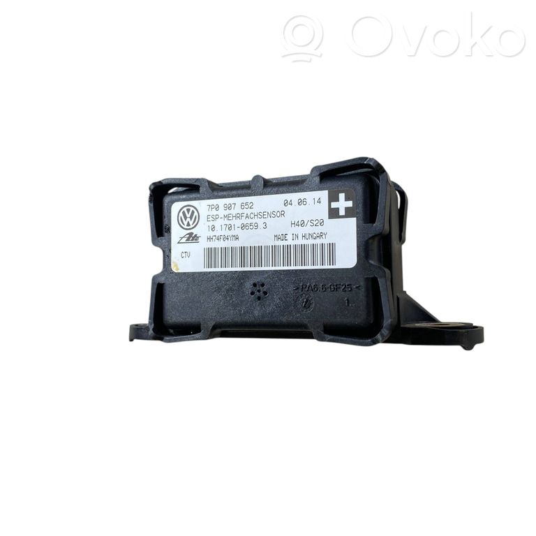 7P0907652 Porsche Cayenne (92A) Capteur de vitesse de lacet d ...