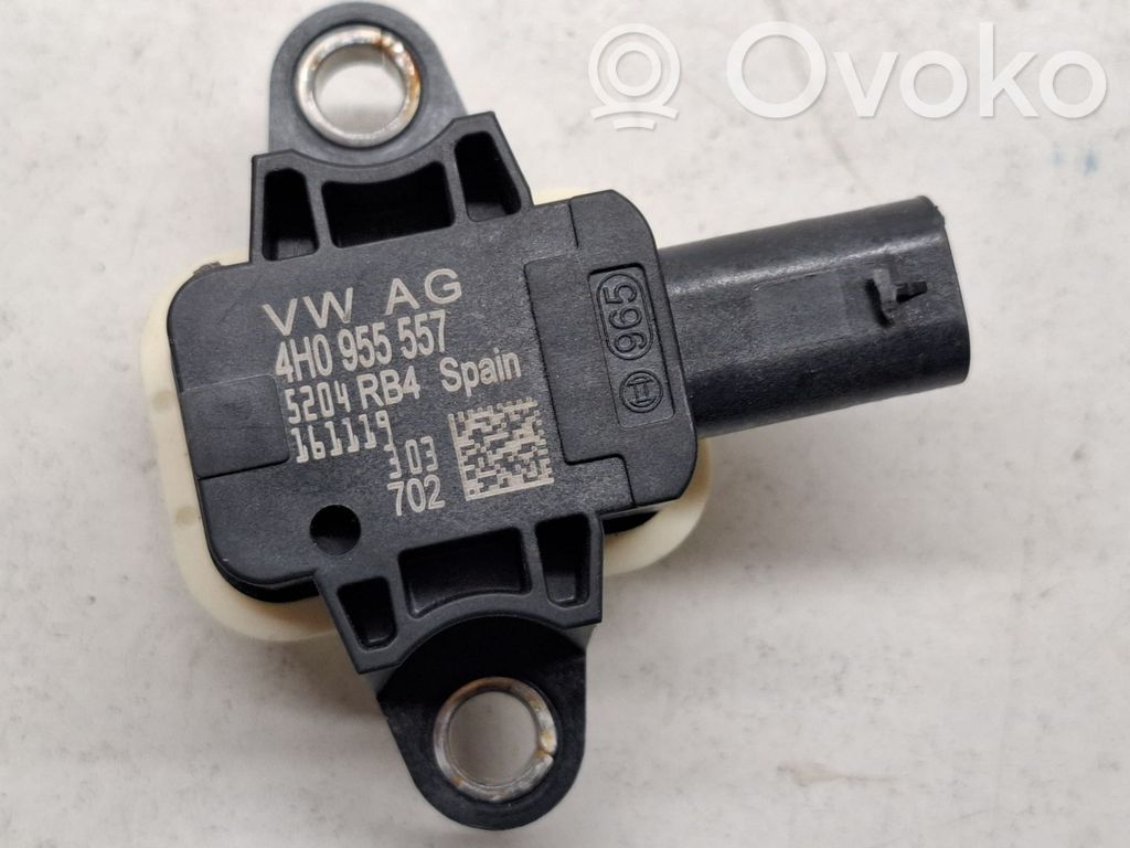 4H0955557 Audi A8 S8 D4 4H Capteur de collision / impact de déploiement ...