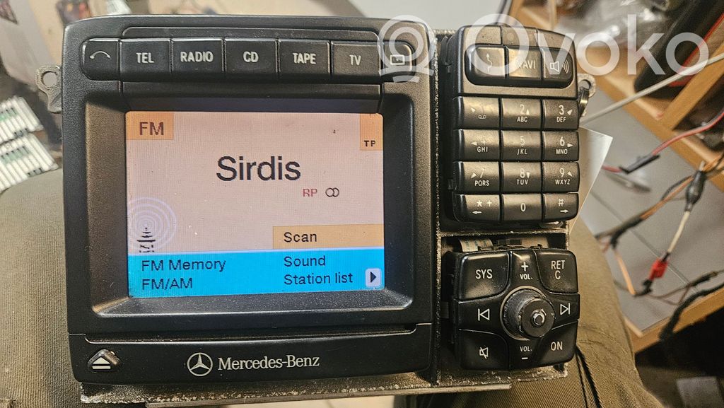A2208204089 Mercedes-Benz S W220 Unité principale radio / CD / DVD ...