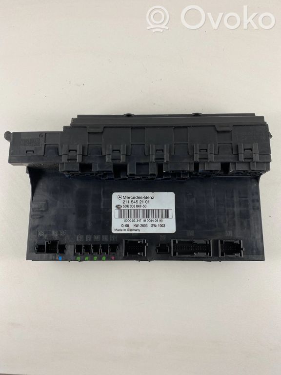 A2115452101 Mercedes-Benz E W211 SAM control unit, €100.00 | RRR