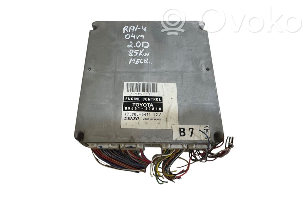 8966142A10 Toyota RAV 4 (XA20) Calculateur moteur ECU, 15,00 € | OVOKO