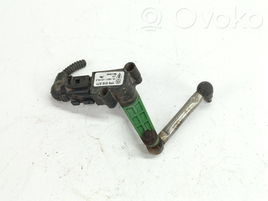 7P0616571 Volkswagen Touareg II Rear air suspension level height sensor ...