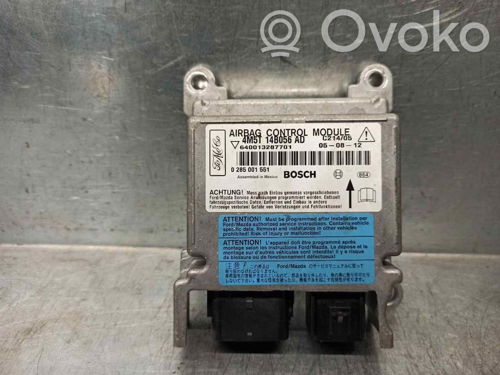 4M5T14B056AD Ford Focus Airbag control unit/module, €54.13 | RRR