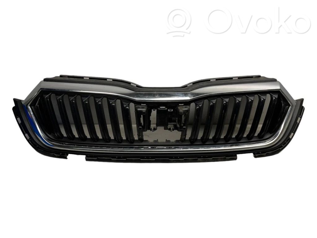 5E3853653 Skoda Octavia Mk4 Grille calandre supérieure de pare-chocs ...
