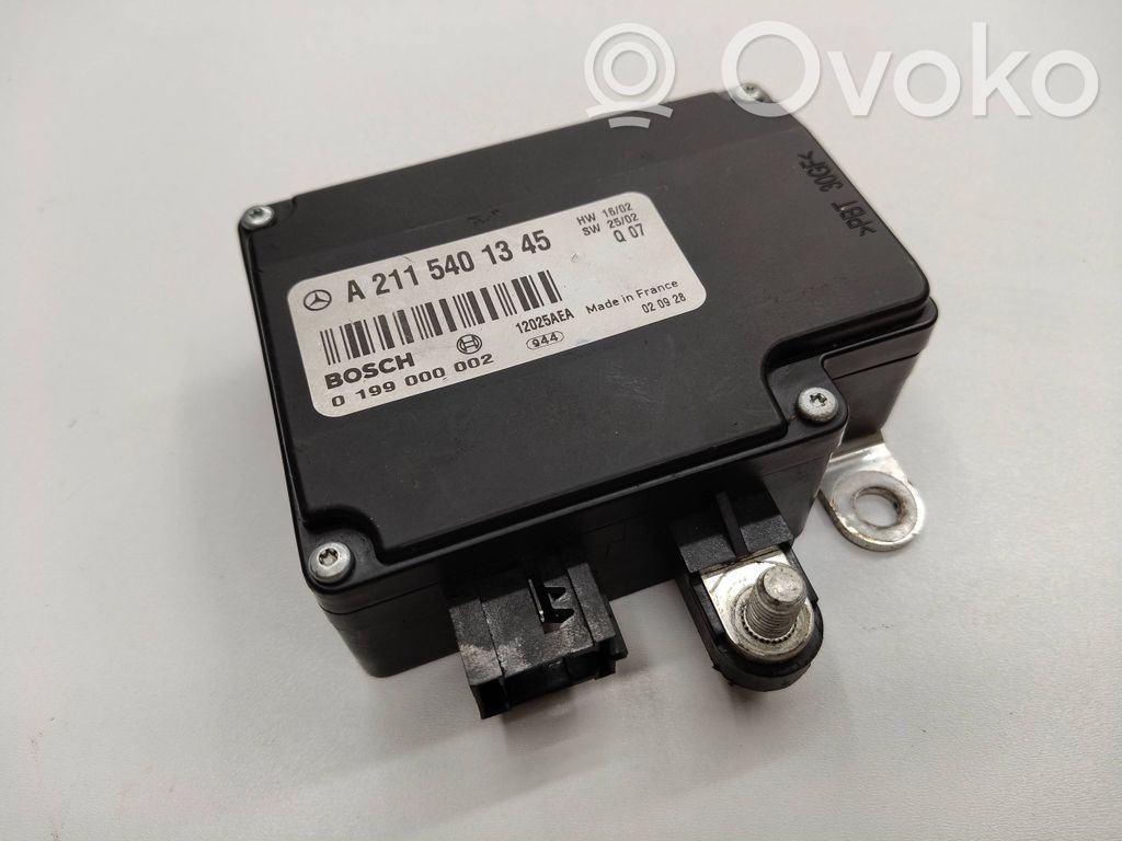 A2115401345 Mercedes-Benz E W211 Battery control module, €117.41 | RRR