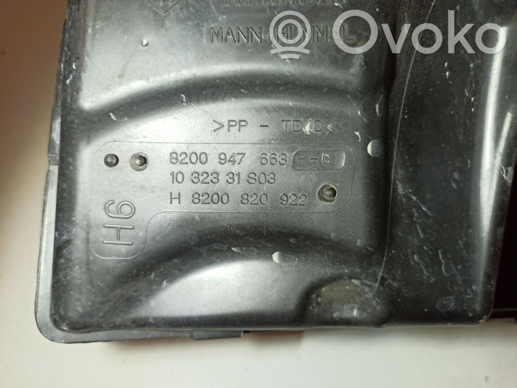 8200947663 Renault Scenic III - Grand scenic III Boîtier de filtre à ...