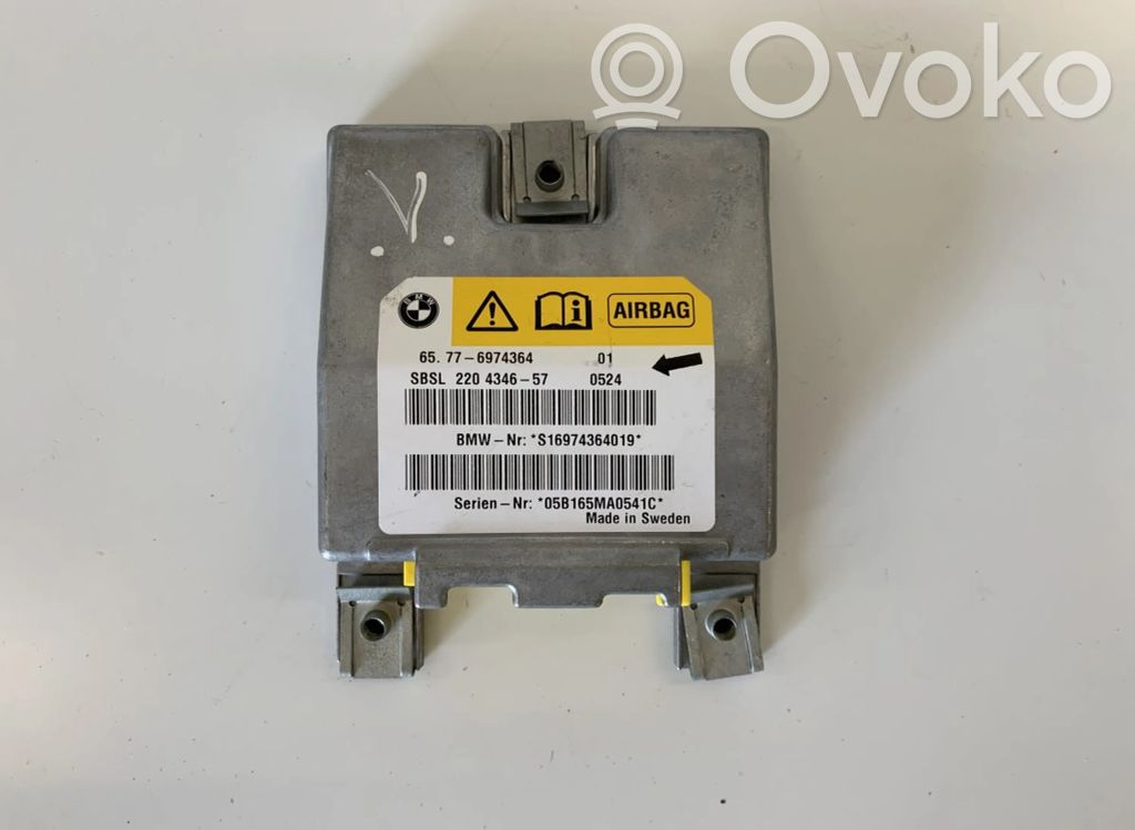 6974364 BMW 6 E63 E64 Airbag control unit/module, €29.64 | RRR