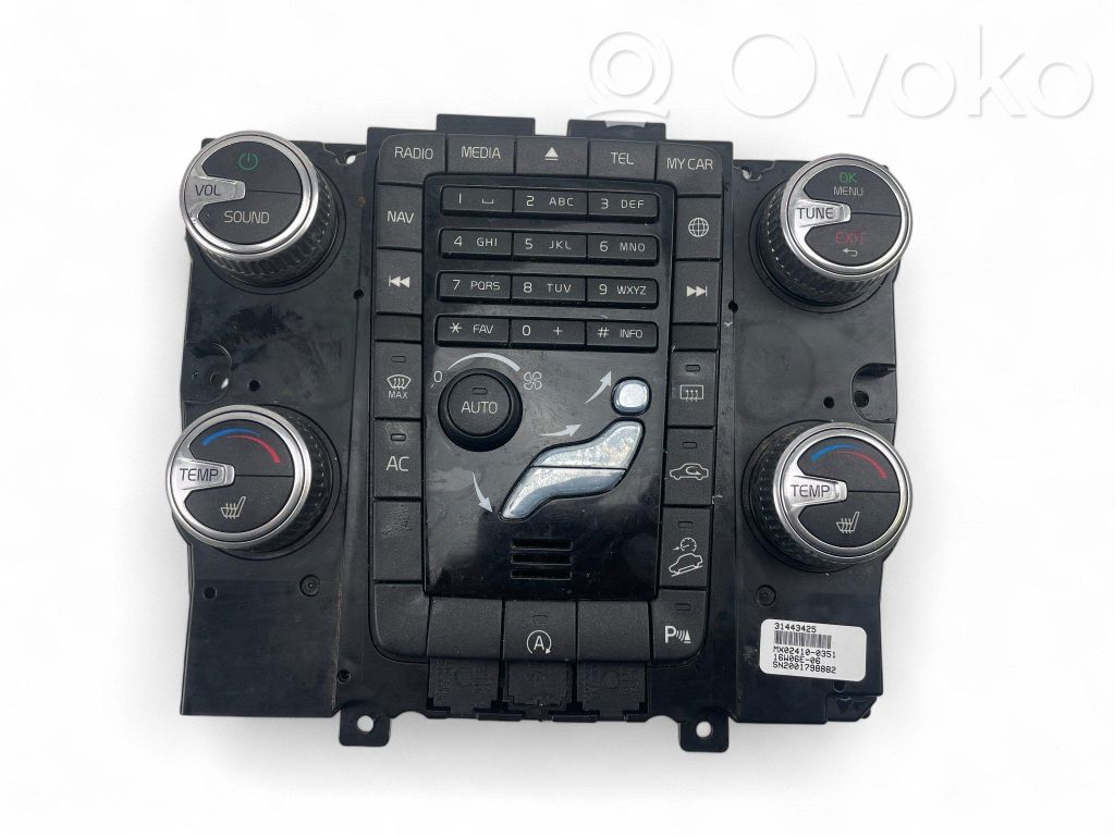 31443425 Volvo XC60 Interrupteur ventilateur, 36,00 € | OVOKO