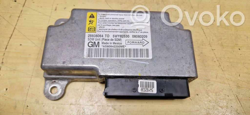 25938064 Chevrolet HHR Module de contrôle airbag, 149,99 € | OVOKO