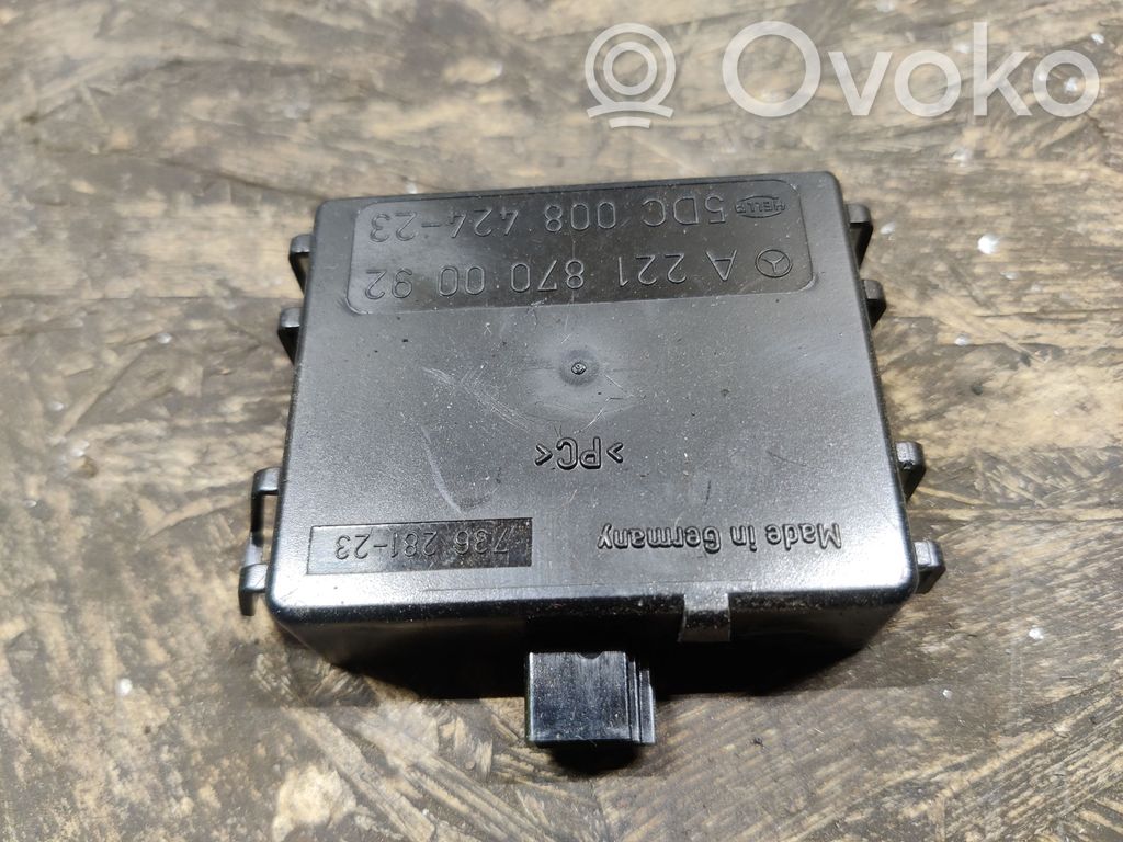 A2218700092 Mercedes-Benz E AMG W211 Capteur solaire / capteur de ...