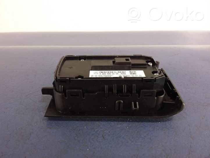 A2229050009 Mercedes-Benz S AMG W222 Interrupteur commade lève-vitre ...