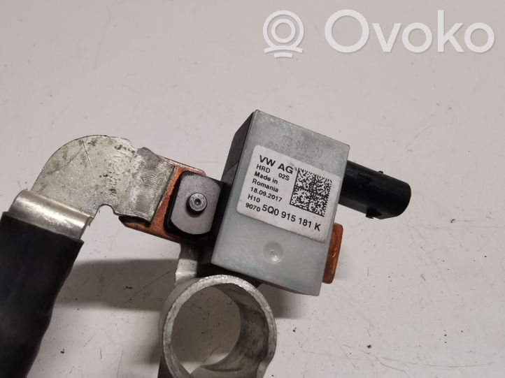 5Q0915181K Volkswagen Golf VII Câble négatif masse batterie, 20.00 ...