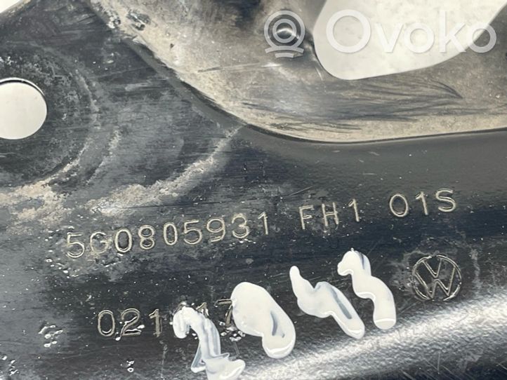 5G0805931 Volkswagen Golf VII Top upper radiator support slam panel, 12 ...