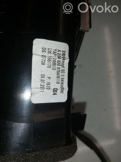 A2048306754 Mercedes-Benz C W205 Garniture, panneau de grille d ...