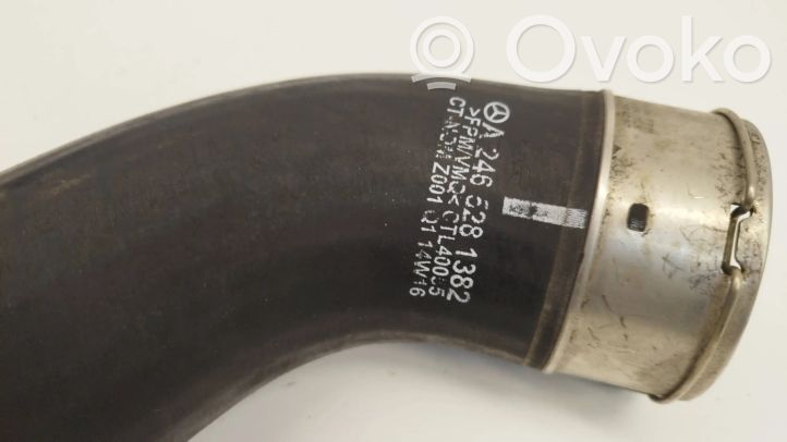 A2465281382 Mercedes-Benz CLA C117 X117 W117 Intercooler hose/pipe, 40. ...