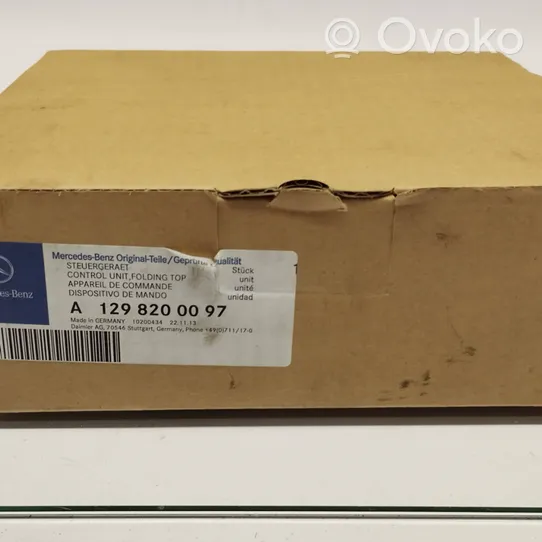 1298200097 Mercedes-Benz SL R129 Convertible roof control unit, 1100.00 ...