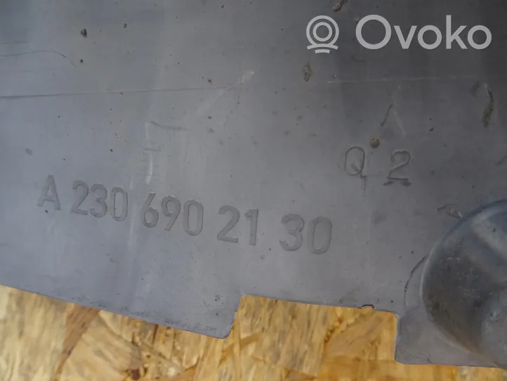 2306980530 Mercedes-Benz SL AMG R230 Front wheel arch liner splash ...