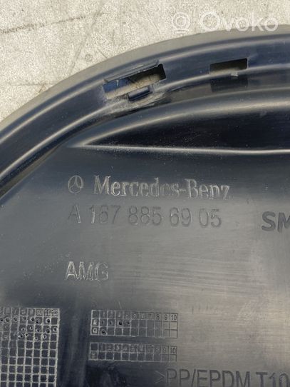A1678856905 Mercedes-Benz GLE W167 Front bumper corner part panel trim ...