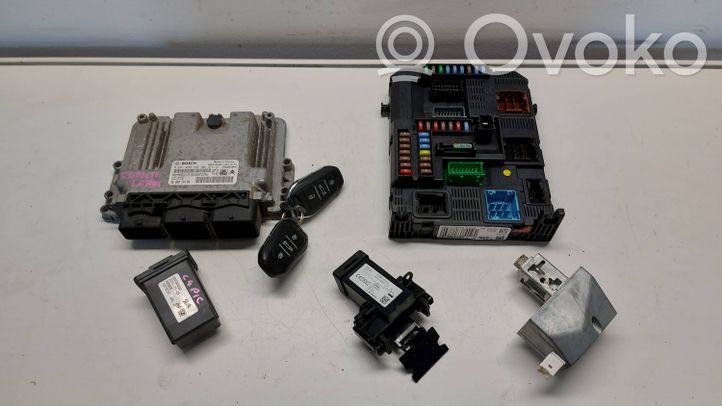 9808016480 Citroen C4 II Picasso Engine ECU kit and lock set, 196.51 ...