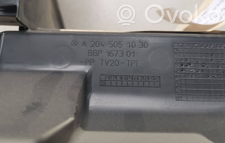 A2045051030 Mercedes-Benz GLK (X204) Intercooler air guide/duct channel ...