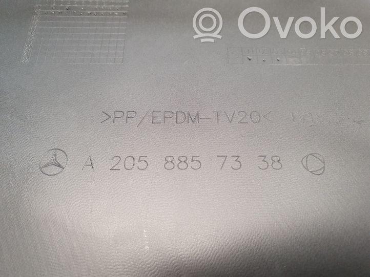 A2058857338 Mercedes-Benz C W205 Enjoliveur de pare-chocs arrière, 50. ...