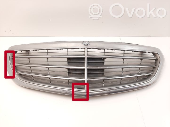 A2128801383 Mercedes-Benz E W212 Front bumper upper radiator grill, 220 ...