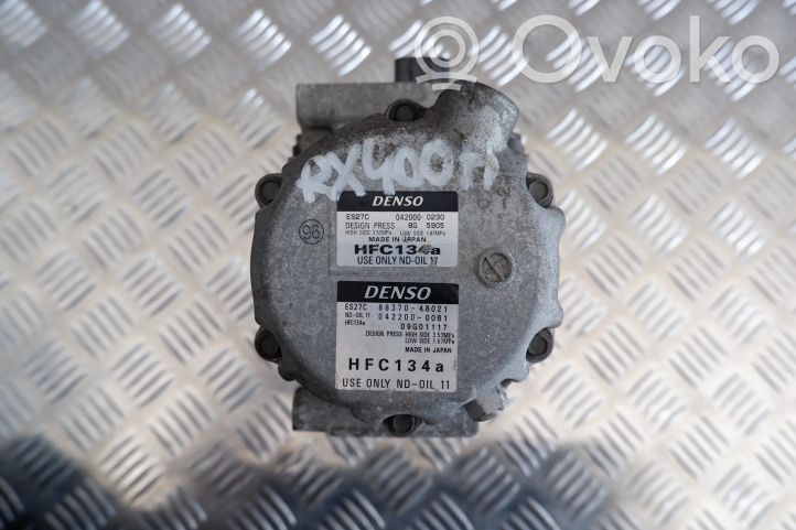 8837048021 Lexus RX 330 - 350 - 400H Air conditioning (A/C) compressor ...