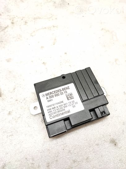 A0009003310 Mercedes-Benz S W222 Fuel injection pump control unit ...