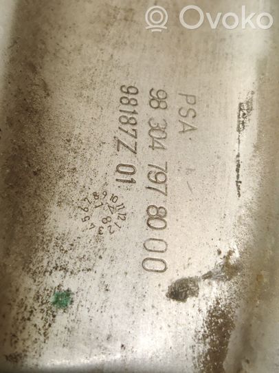 9830479780 Citroen DS7 Crossback Bouclier thermique d'échappement, 16. ...