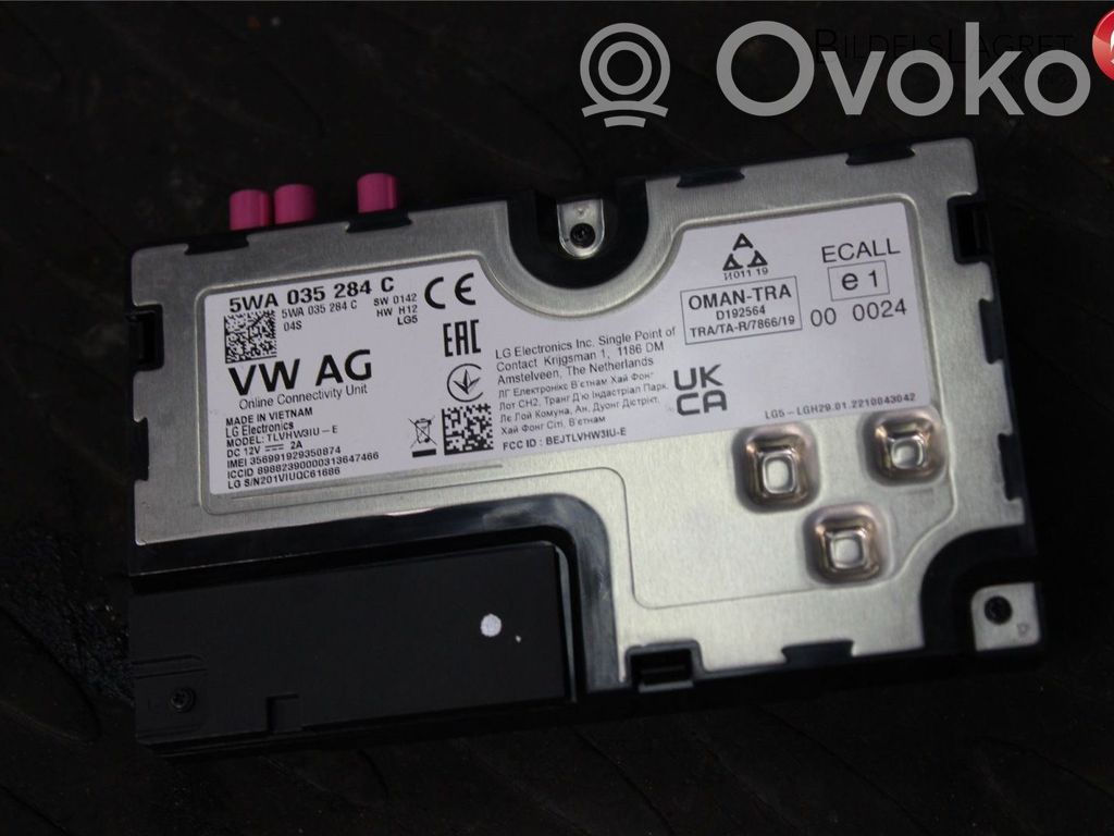 5WA035284C Skoda Octavia Mk4 Muut ohjainlaitteet/moduulit, 291,74 € | OVOKO